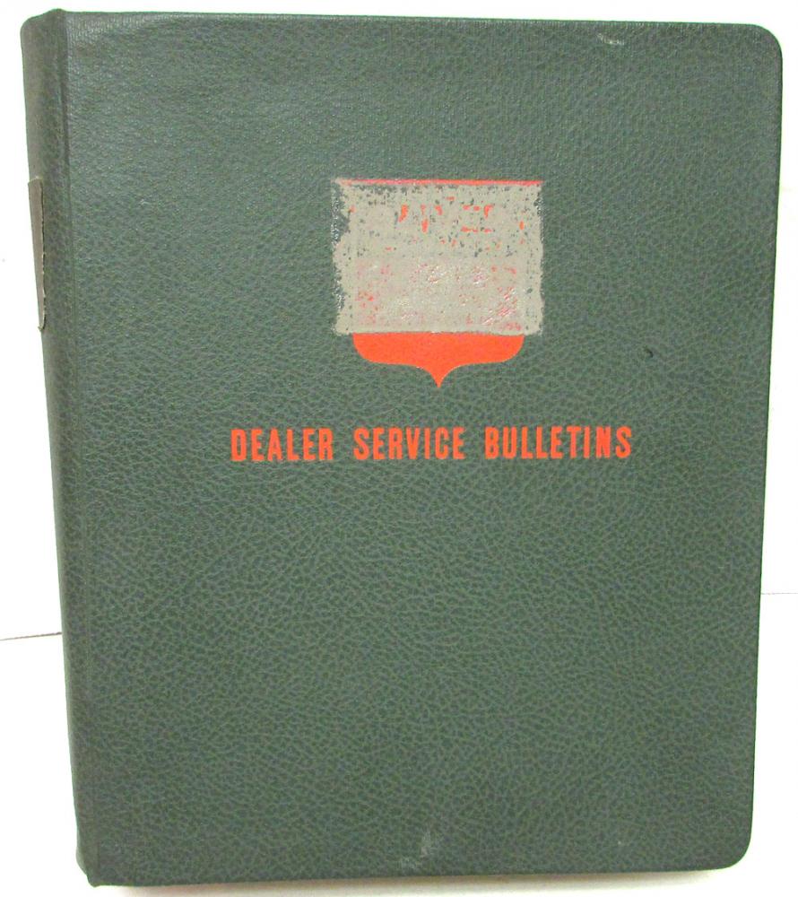 Original 1953-1962 Ford Dealer Technical Service Bulletins Letters Car ...