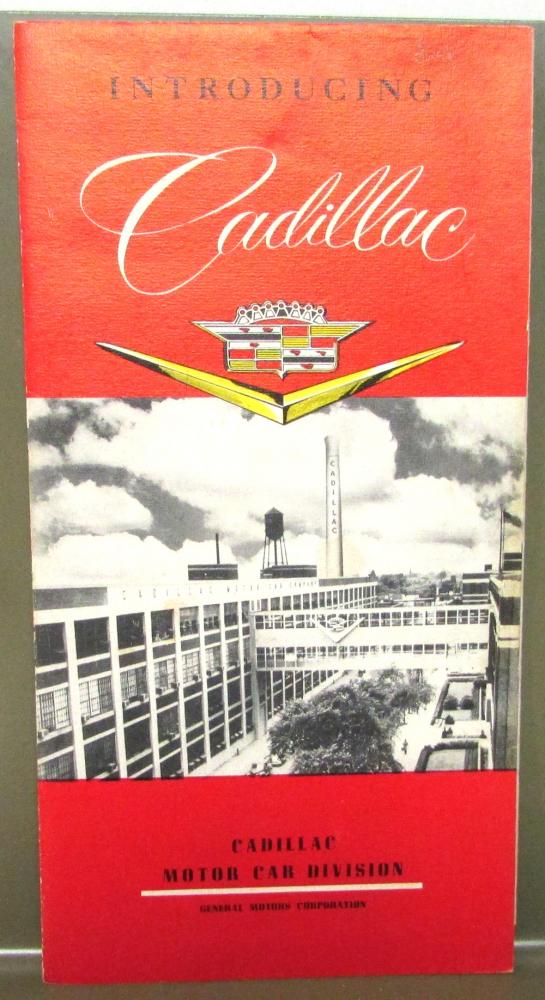 Original 1957 Cadillac Plant Visitors Brochure Detroit Michigan History ...