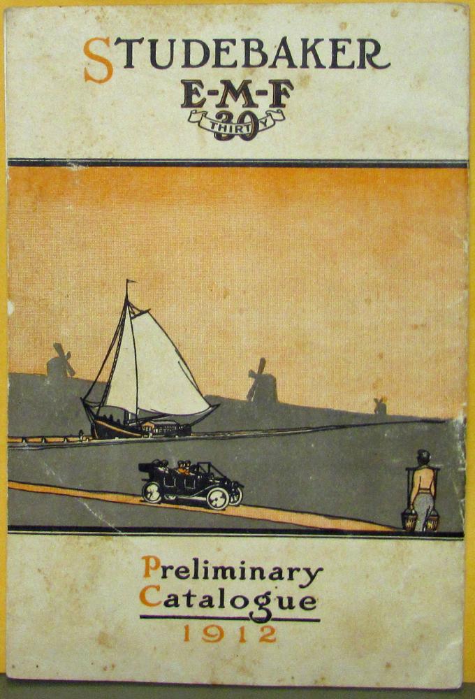 1912 Studebaker EMF 30 Preliminary Catalogue Vintage Brass Era Sales ...