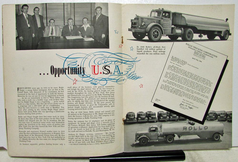 1950 Mack Truck Bulldog News Magazine