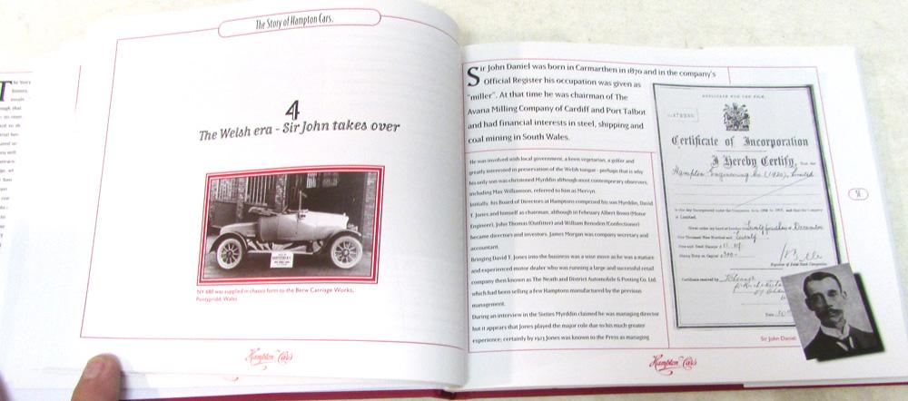 The Story Of Hampton Cars By Trevor Picken History Book 1919 - 1933 ...