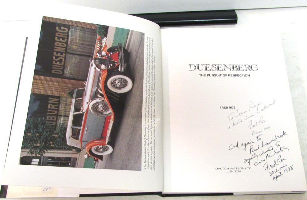 Duesenberg The Pursuit Of Perfection By Fred Roe 1982 History Book Cord ...