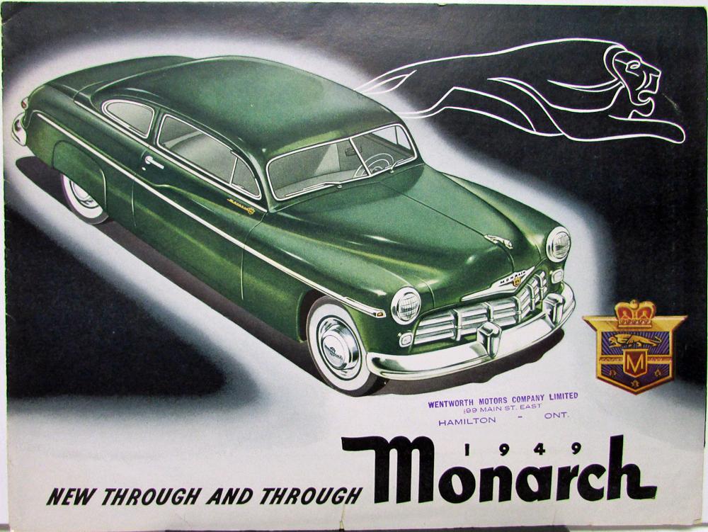 1949 Monarch Canadian Dealer Sales Brochure