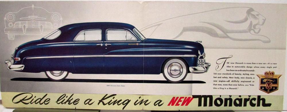 1949 Monarch Canadian Dealer Sales Brochure