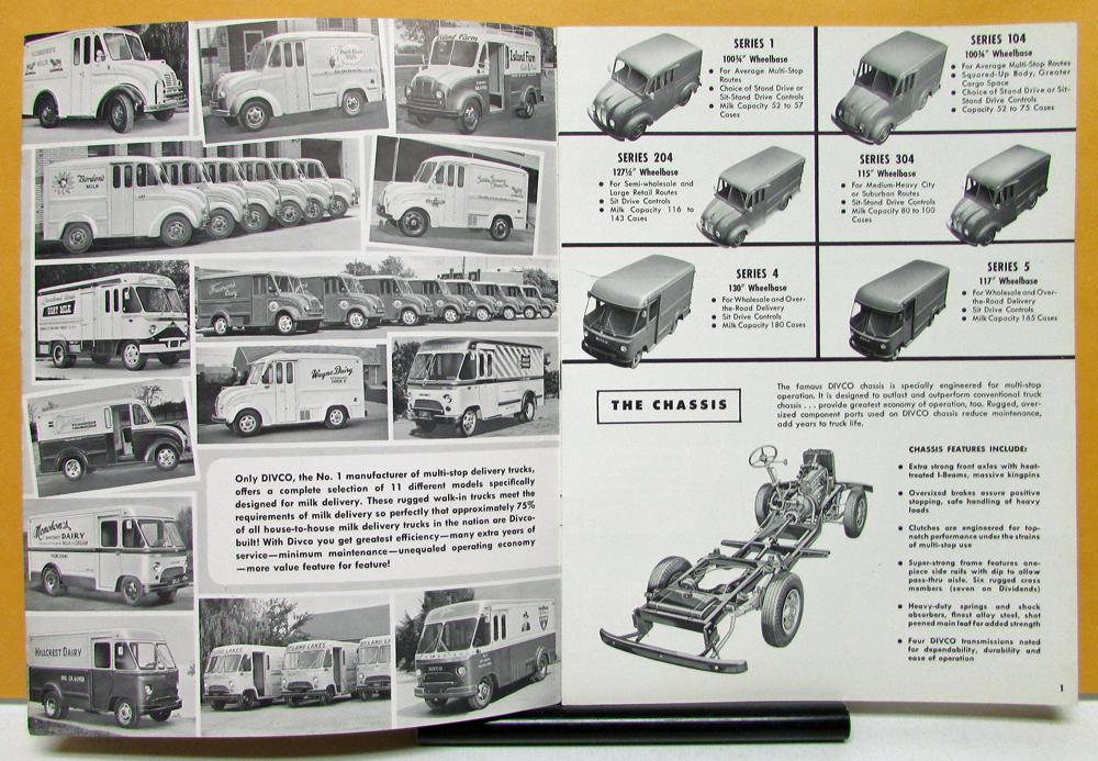 1959 DIVCO Truck Model 11 13 15 114 134 154 214 334 374 41 51 Sales ...