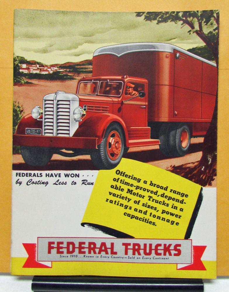 1947 Federal Truck Series 16 18 25 29 45 55 60 65 Sales Folder ...