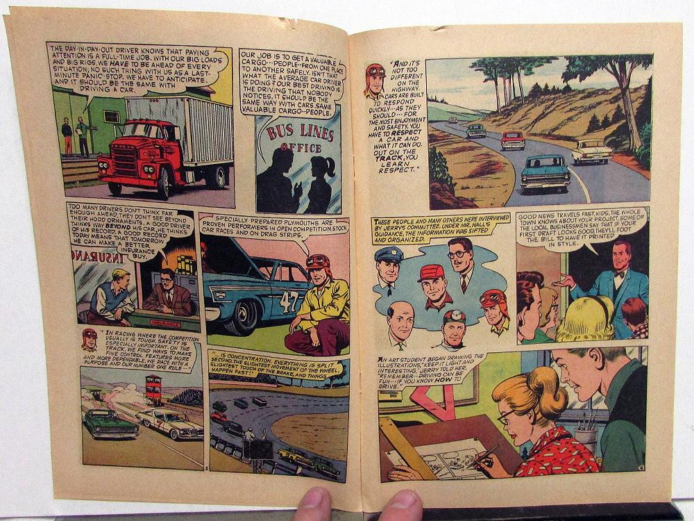 1965 Chrysler Plymouth Dealer Driver's Education Comic Book Barracuda ...