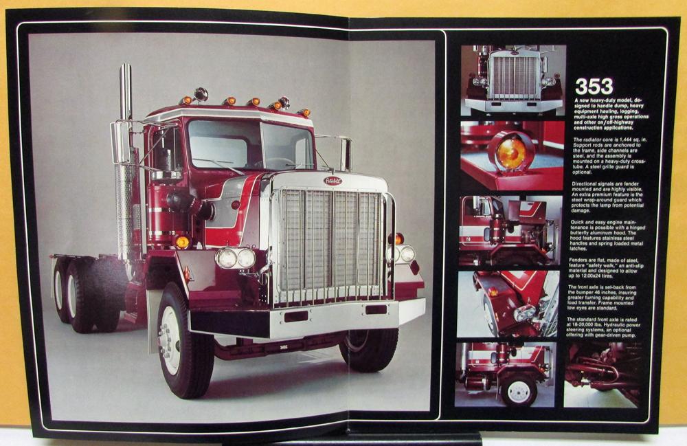 1974 Peterbilt Model 353 Sales Brochure