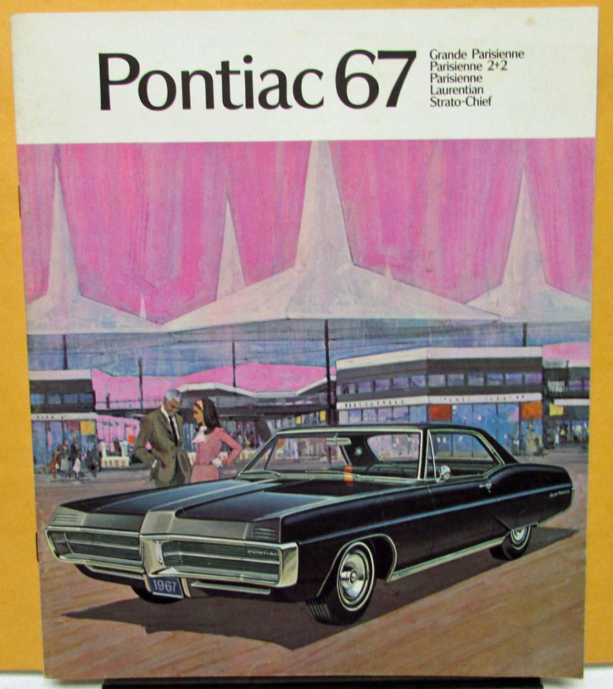 1967 Pontiac Canadian Dealer Sales Brochure Parisienne Laurentian ...