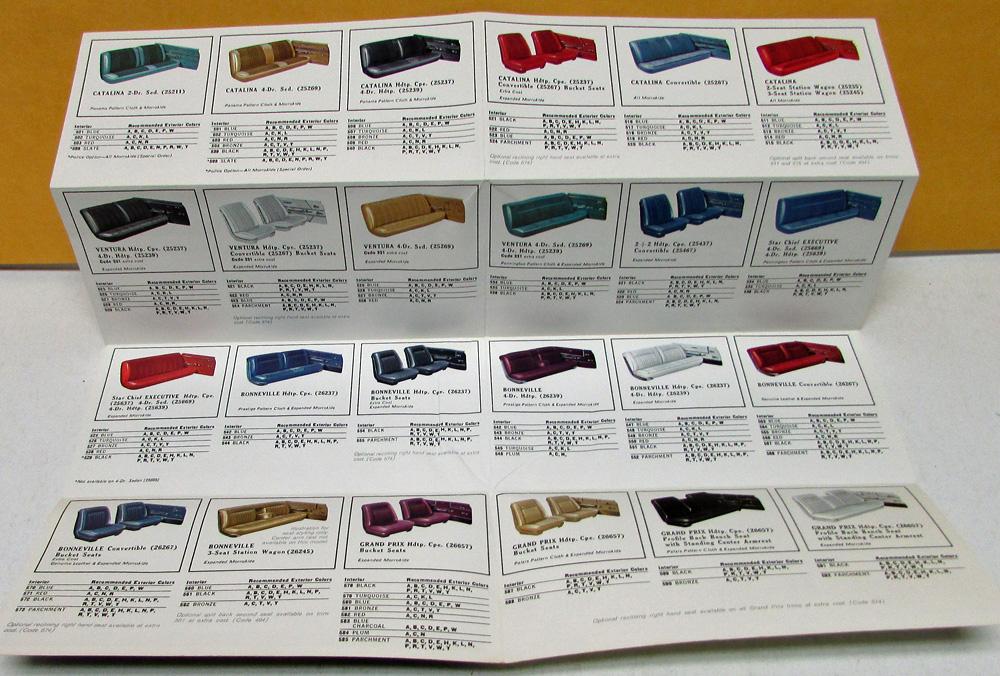 1966 Gto Color Chips