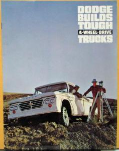 1964 Dodge 4WD Trucks W Models & WM300 Military Type Sales Brochure ...