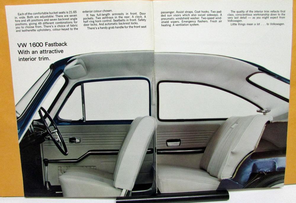 Vw Fastback Interior