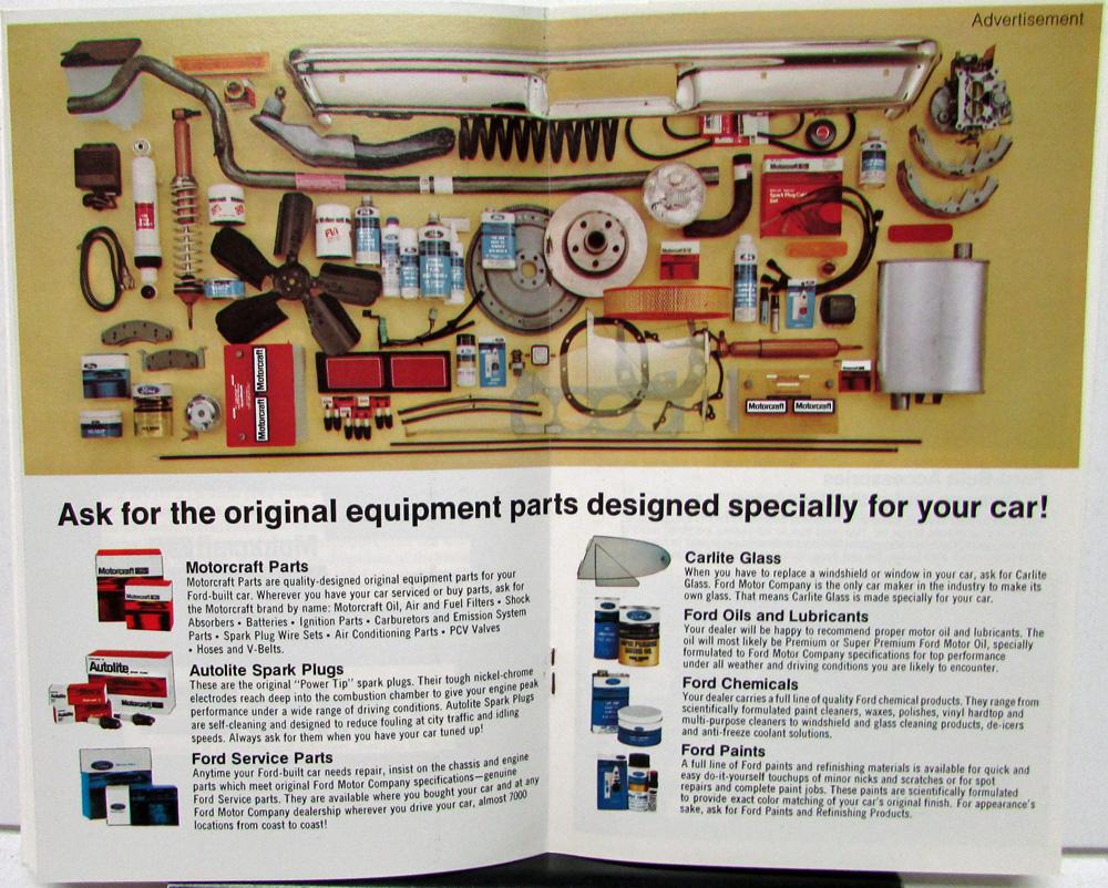 1976 Mercury Cougar Owners Manual Original