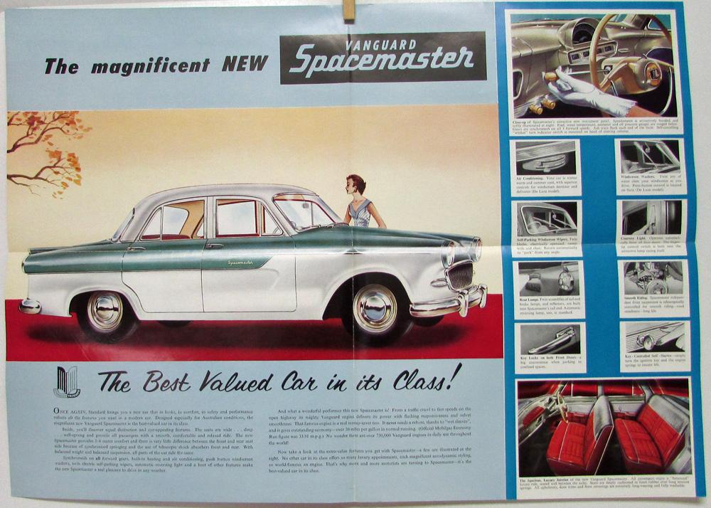 1958 Standard Vanguard Spacemaster Australian Car Market Sales Folder ...