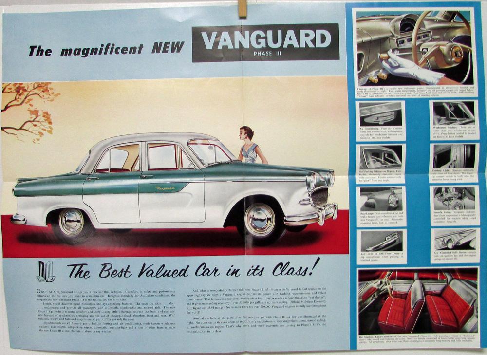 1958 Standard Vanguard Spacemaster Australian Car Market Sales Folder ...