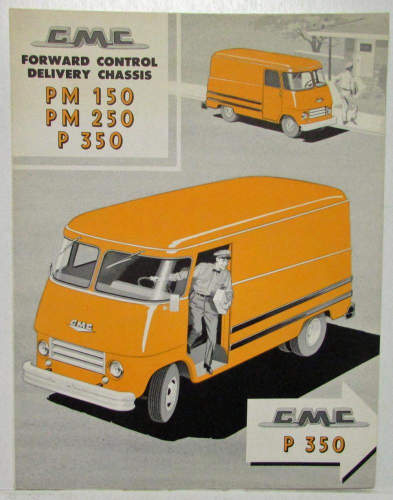1959 GMC Forward Control Delivery Chassis PM 150 250 and P 350 Sales Folder