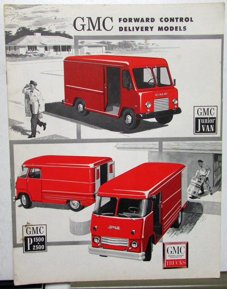 1960 GMC Forward Control Delivery Models Jr Van and P 1500 & 2500 Sales ...