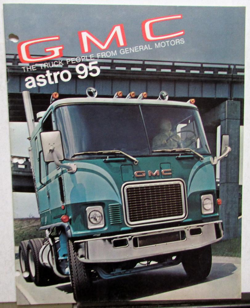 1970 GMC Astro 95 Truck Sales Brochure Original