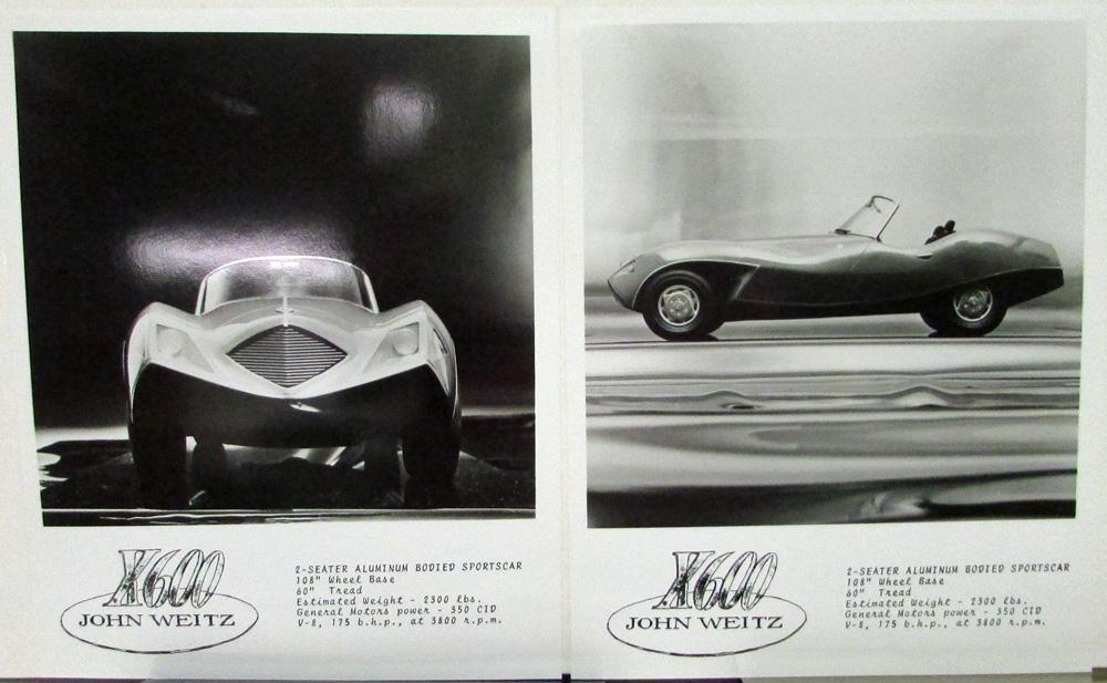 1979 X600 John Weitz Auto Glossy BW AD Photos & Text Pages Original