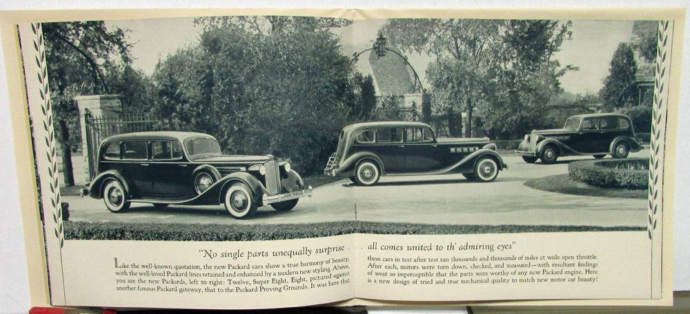 1935 Packard Dealer Sales Brochure Famous Gateways Of Packard Owners ...
