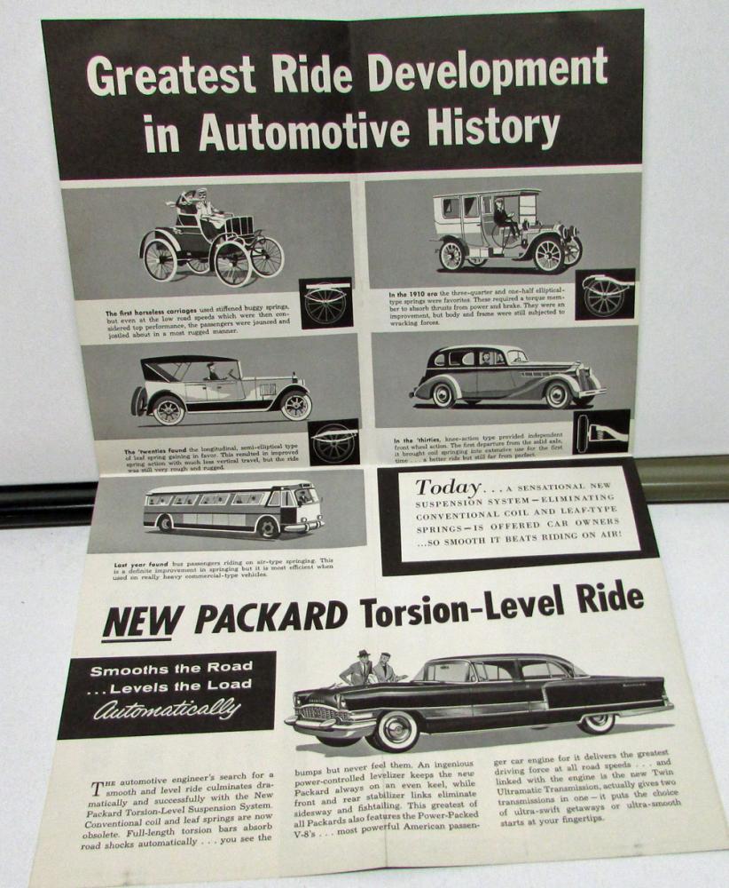 1955 Packard Dealer Sales Brochure Folder Take The Key & See Torsion ...