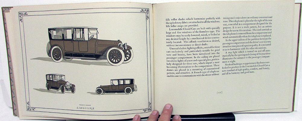 1917 1918 Locomobile Series Two Models Original Color Sales Brochure ...