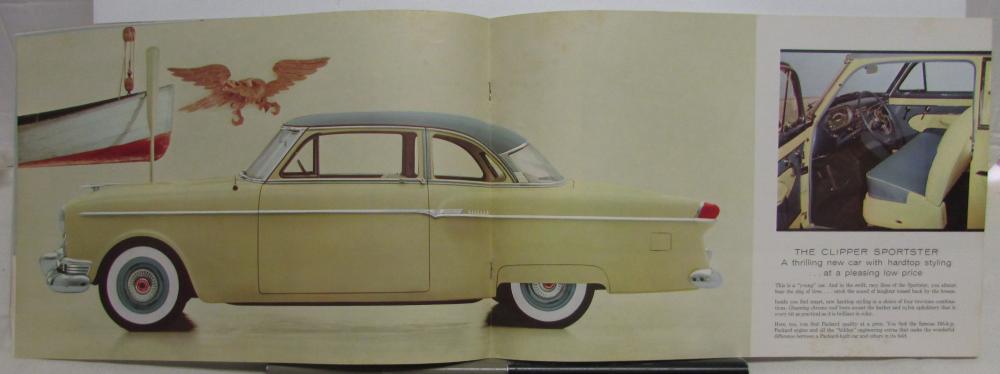 1954 Packard Clipper Models 5400 5401 5411 5433 Brochure and Specifications