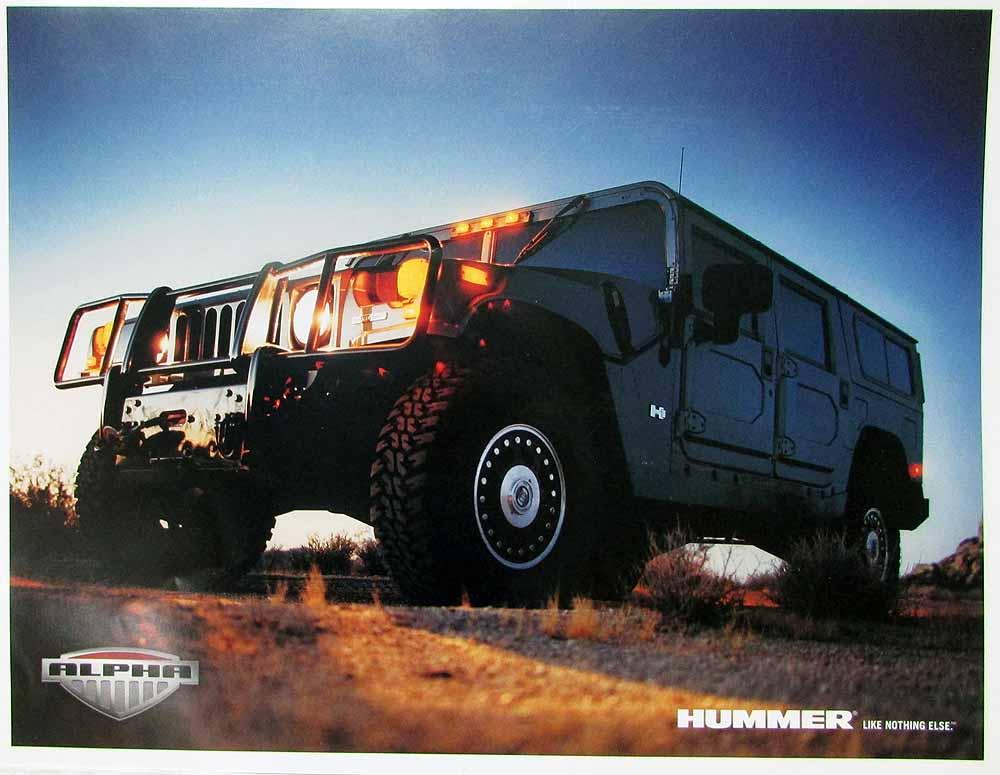 2007 Hummer H1 Alpha Wrap-Around Brush Guard and Other Accessories ...