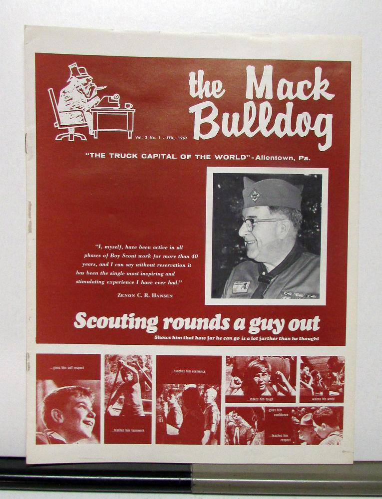 1967 Mack Truck Bulldog News Magazine February Edition