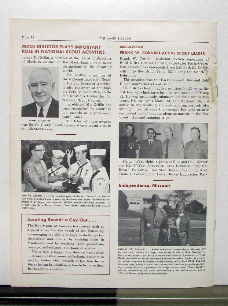 1967 Mack Truck Bulldog News Magazine February Edition
