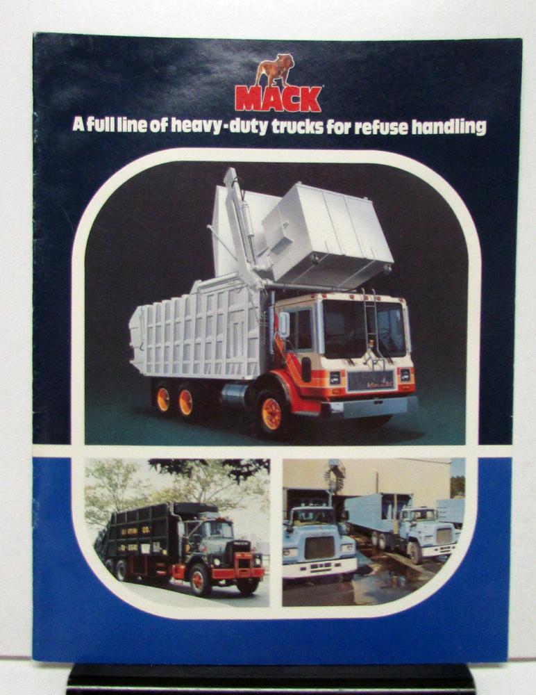 1978 Mack Truck Series RD MR R DM Sales Brochure