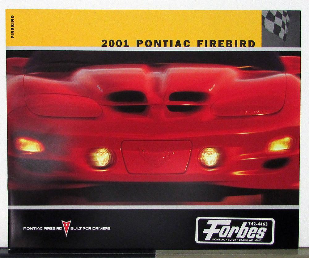 2001 Pontiac Firebird Canadian Sales Brochure
