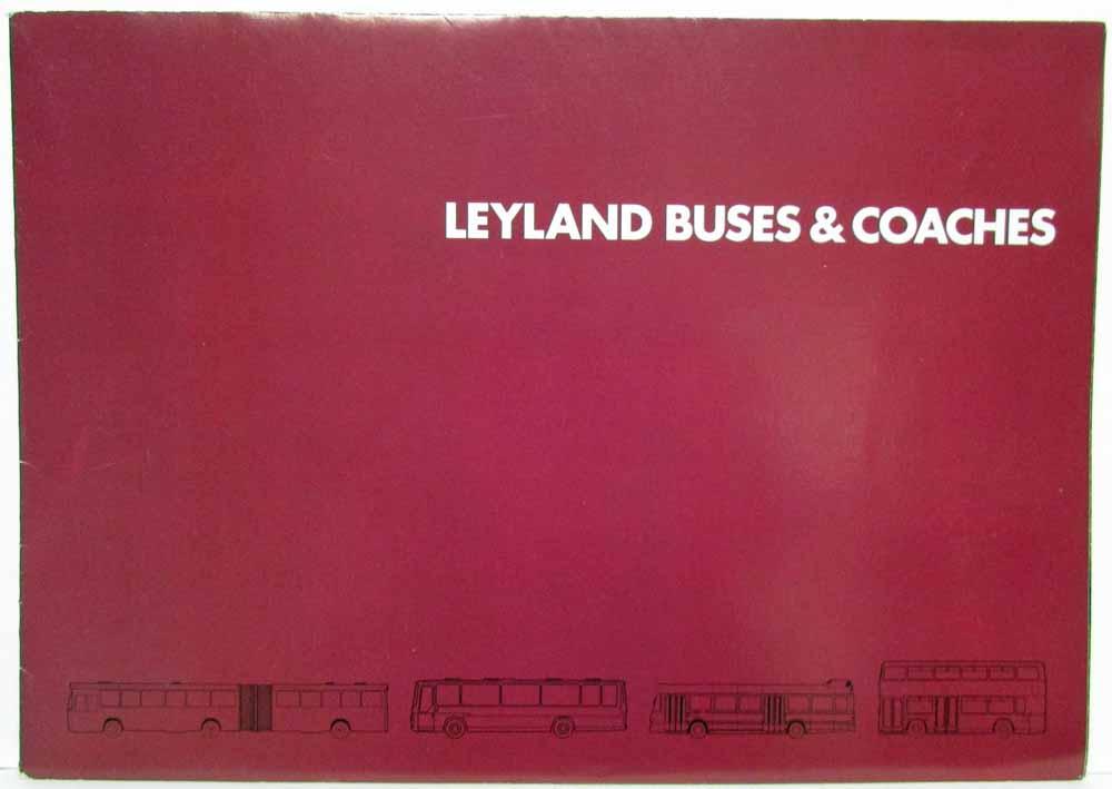1979 Leyland Buses & Coaches Sales Folder Poster