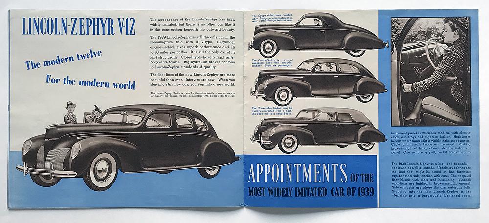 1939 Ford V8 Model 91A 92A Sedan Coupe Mercury 8 Canadian Sales Brochure