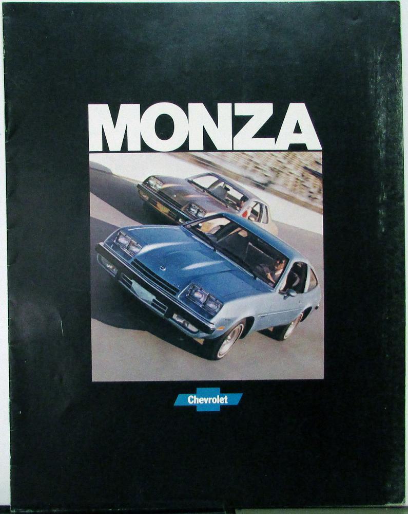 1977 Chevrolet Monza 2+2 Spyder Hatchback Coupe Sales Brochure Revised ...