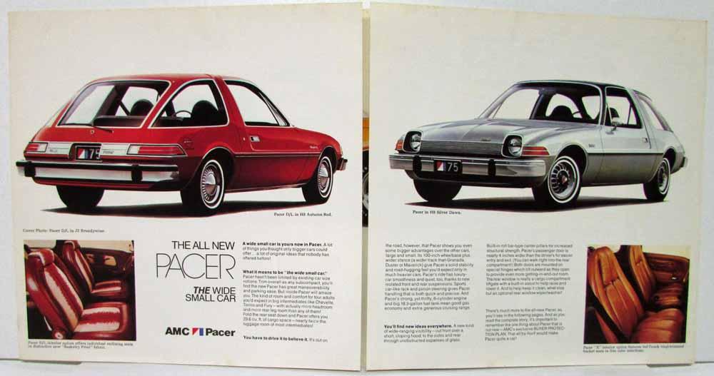 1975 AMC Pacer Sales Folder - Canadian