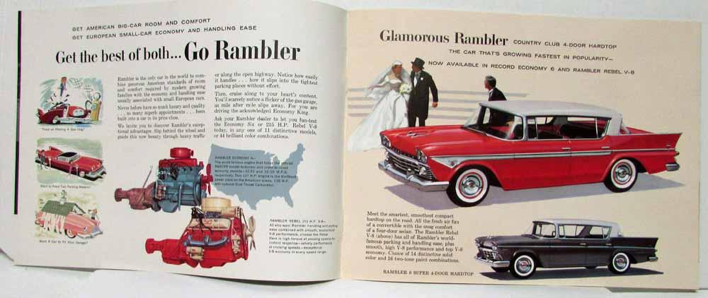 1958 Presenting AMC Rambler for 58 Sales Brochure