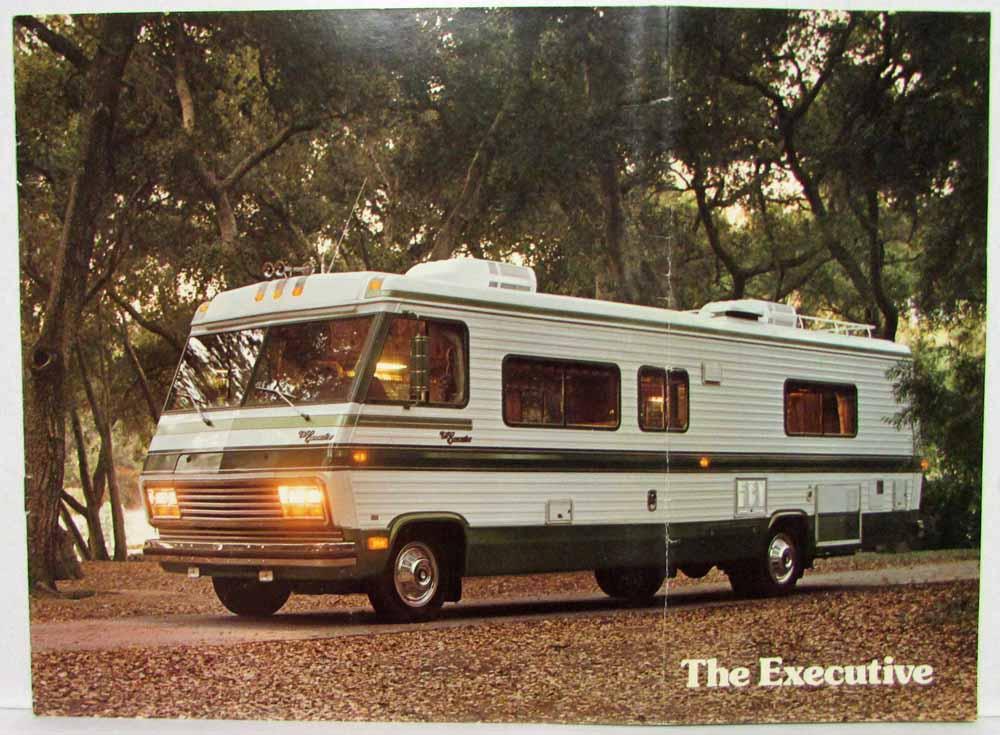 1970-1973 Executive Industries The Executive Motor Home Sales Brochure