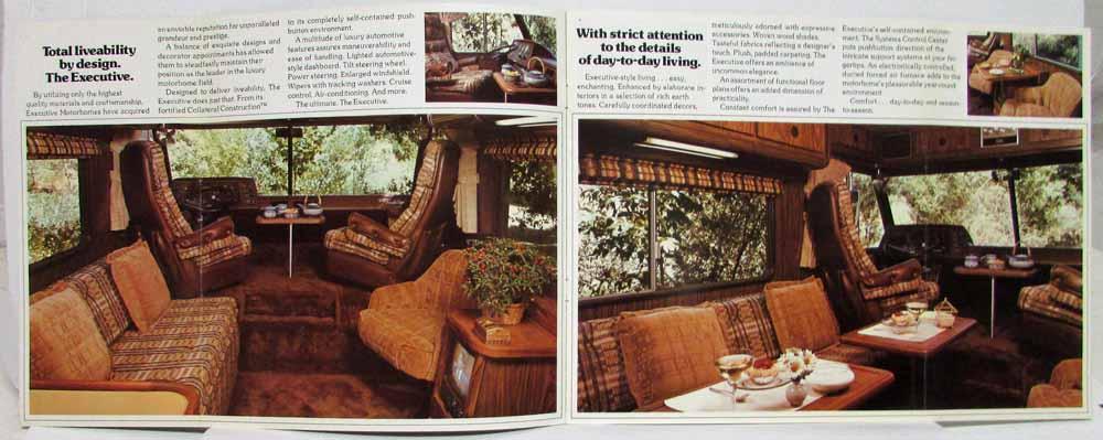 1970-1973 Executive Industries The Executive Motor Home Sales Brochure