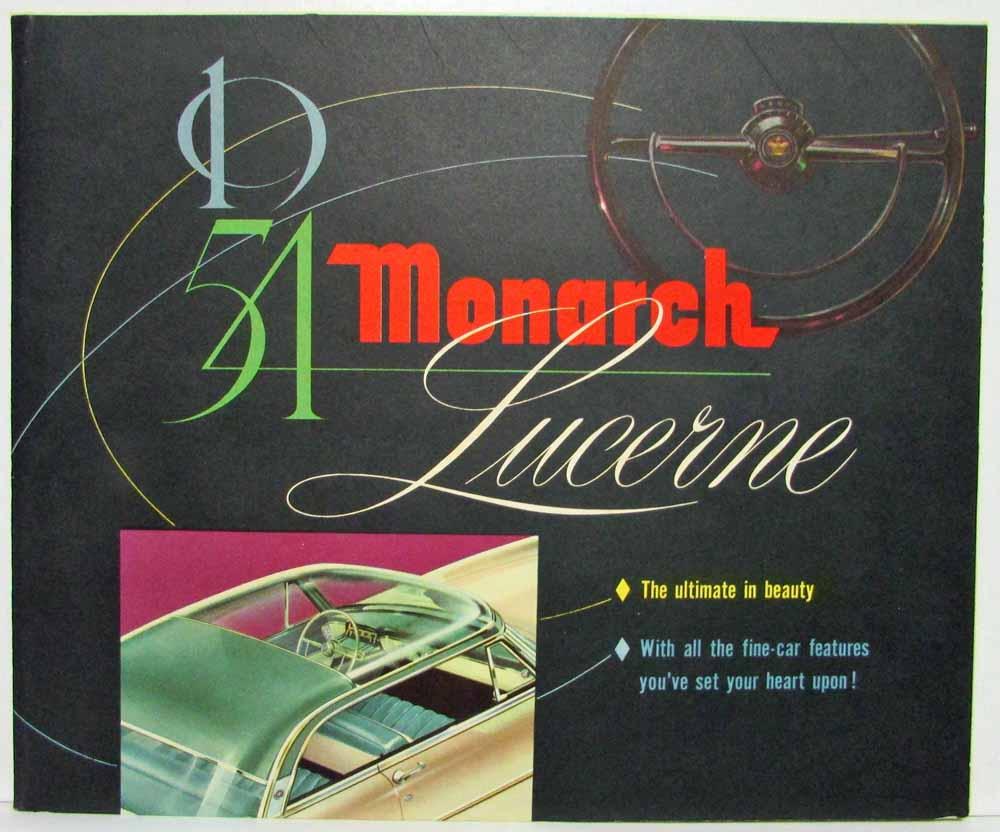 1954 Monarch Lucerne Sales Folder - Canadian