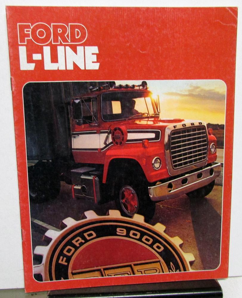 1976 Ford L-Line Trucks L LN LNT LTS 600 thru 9000 Sales Brochure Original