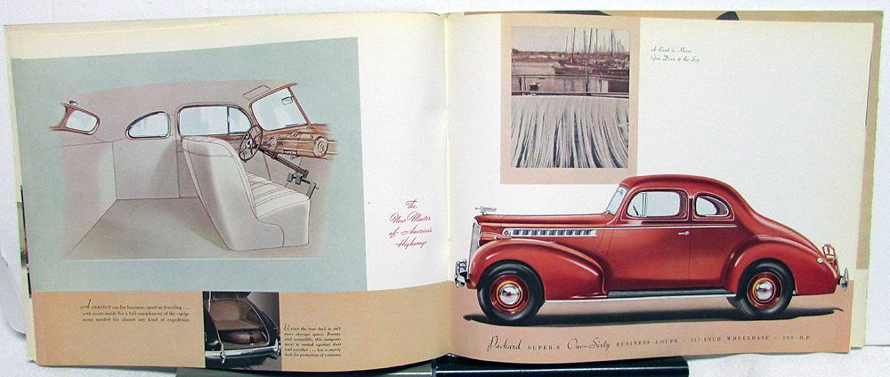 1940 Packard Super 8 160 Sales Brochure Master Americas Highways Oversized