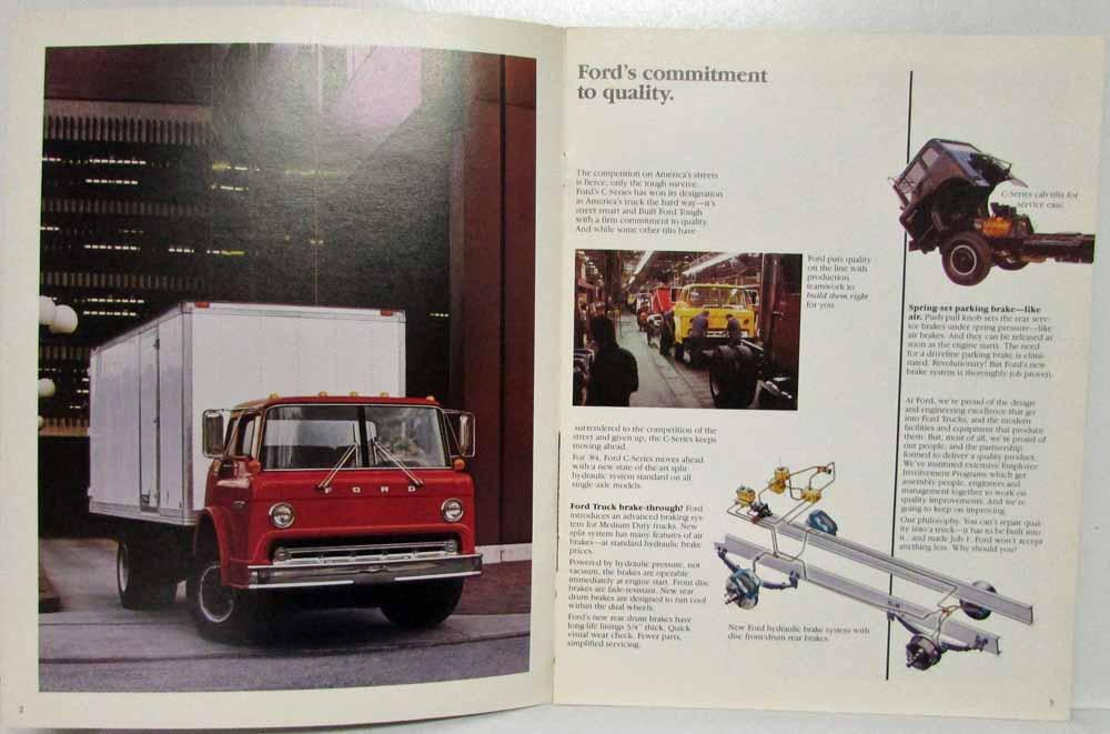 1984 Ford C-Series Truck Sales Brochure