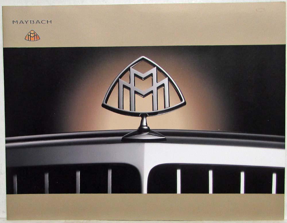 2004 Maybach Sales Brochure 57 & 62