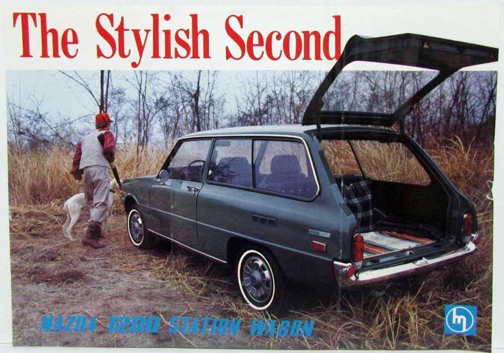 1971 Mazda The Stylish Second 1200 Station Wagon Spec Sheet