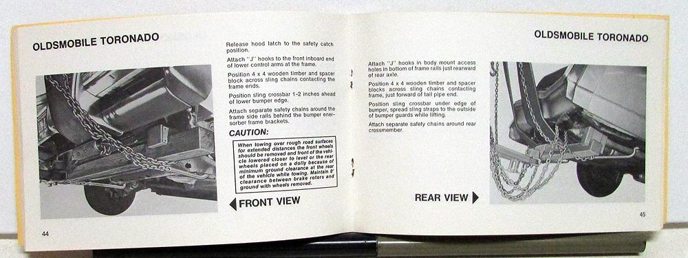 1975 General Motors Passenger Car and Light Truck Towing Instructions ...