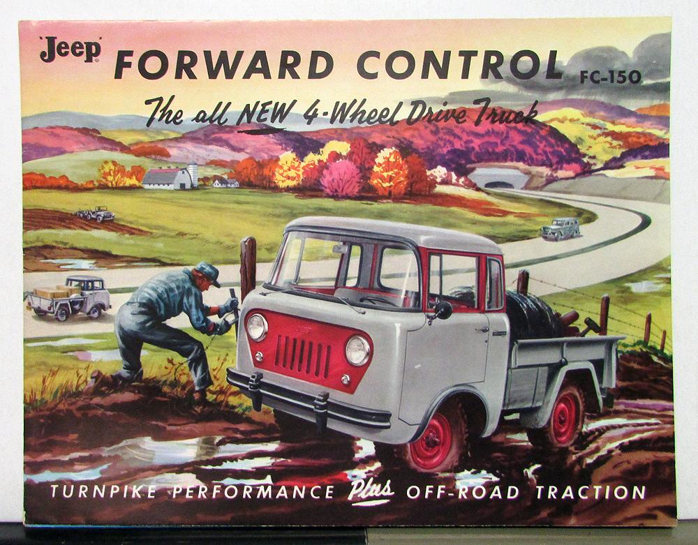 1957 Willys Jeep FC-150 Forward Control Truck Sales Brochure