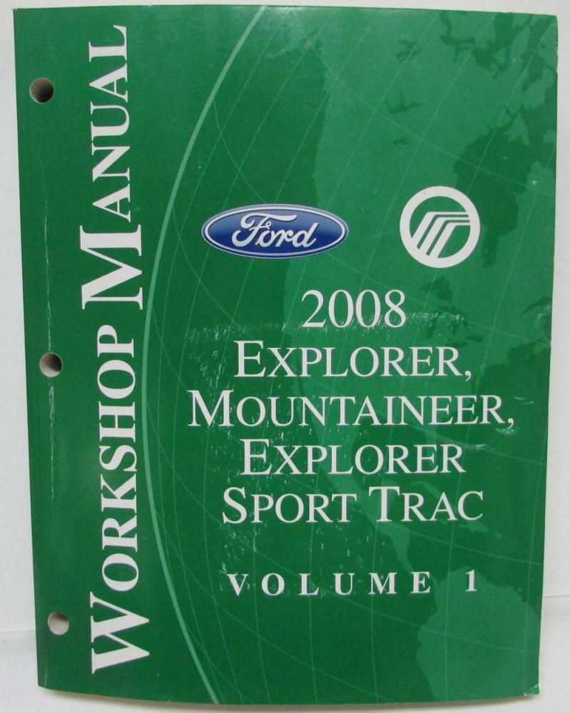 2008 Explorer Sport Trac Service Manual Pdf Free Download
