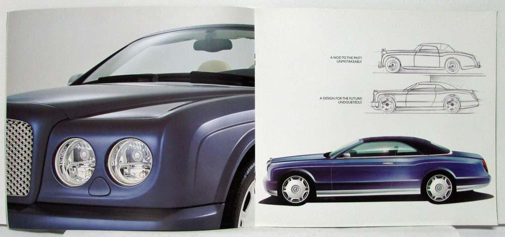 2005 Bentley Arnage Drophead Coupe Most Elegant Convertible Sales Brochure