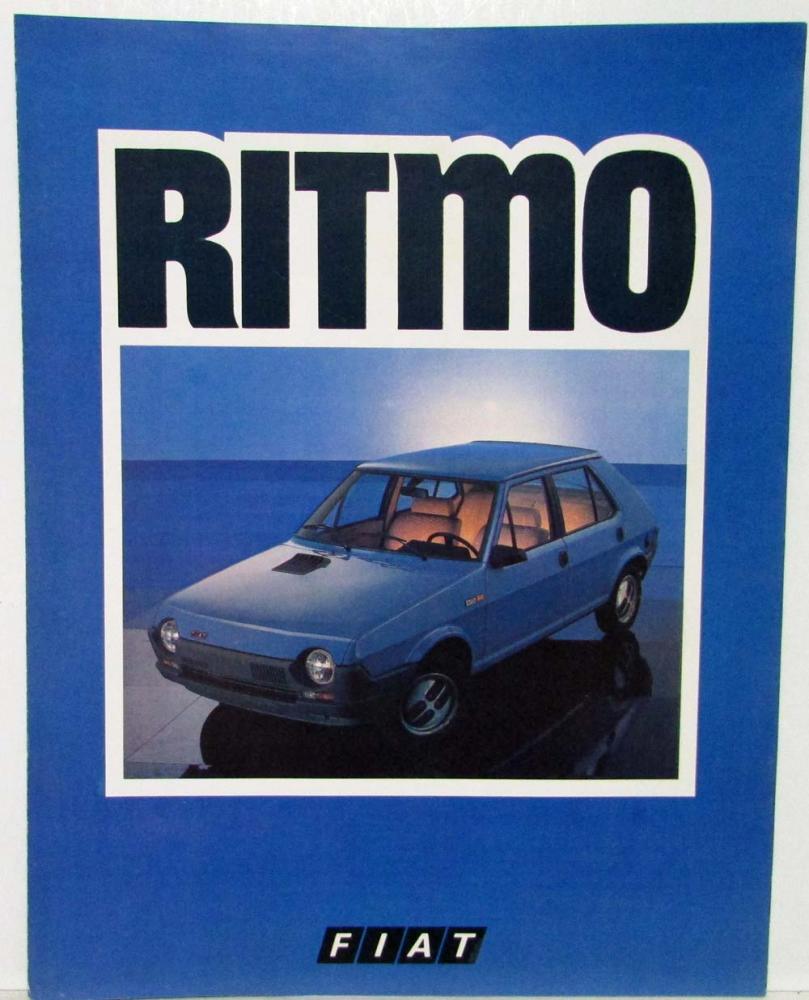 1978-1983 Fiat Ritmo Sales Brochure - Dutch Text